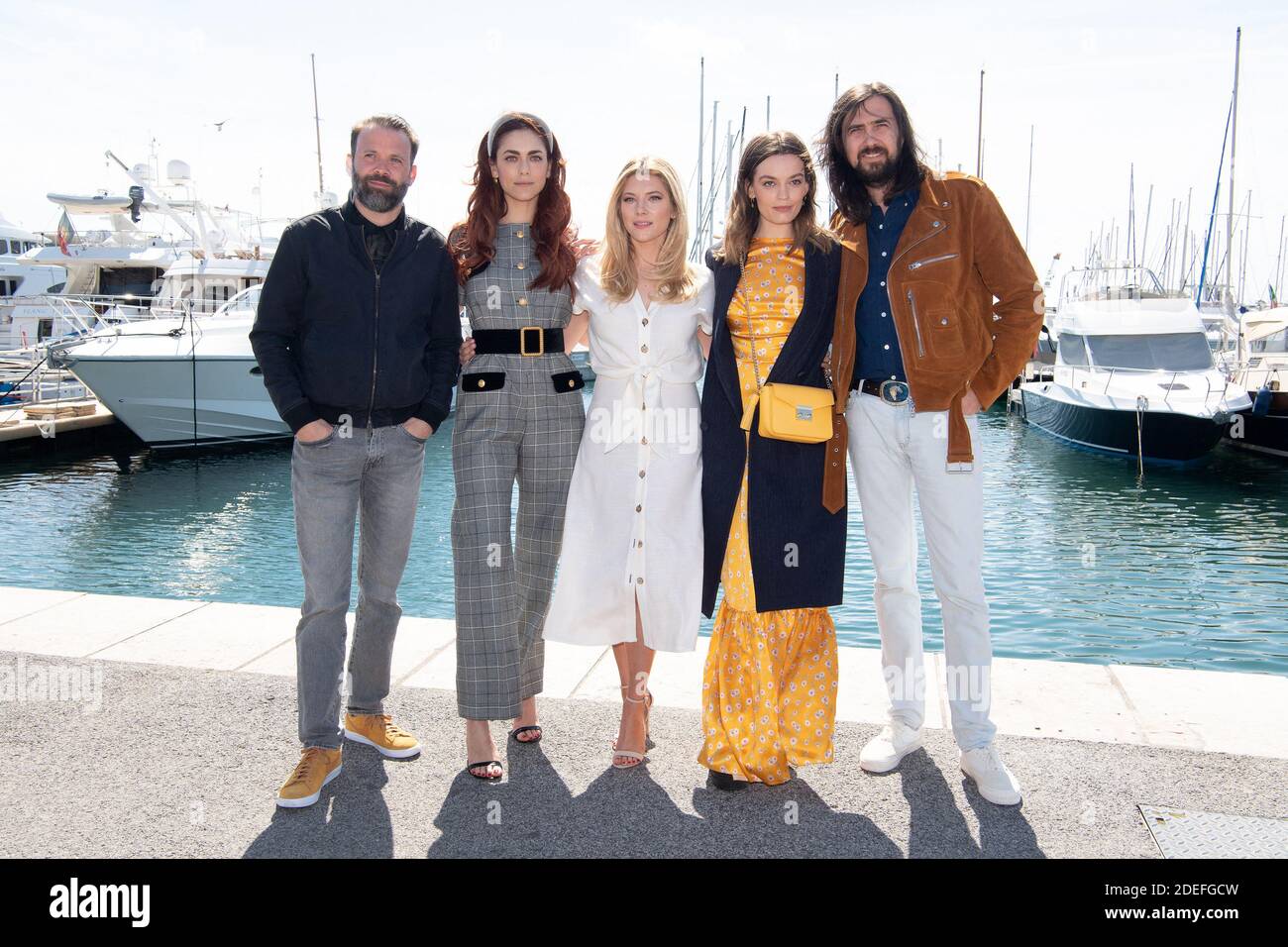 (L-R) Jury president, Baran Bo Odar, jury menbers Miriam Leone ...