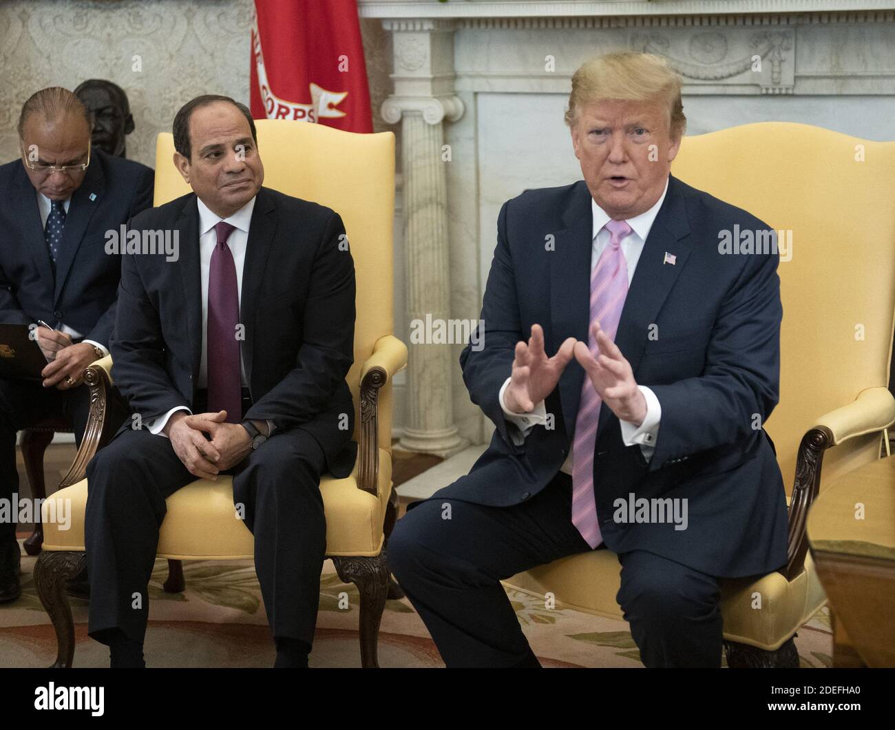 Abdel fattah el sisi trump hi-res stock photography and images - Alamy