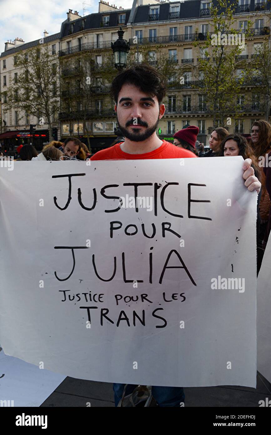 Rally against transphobia and violence against transgender people in ...