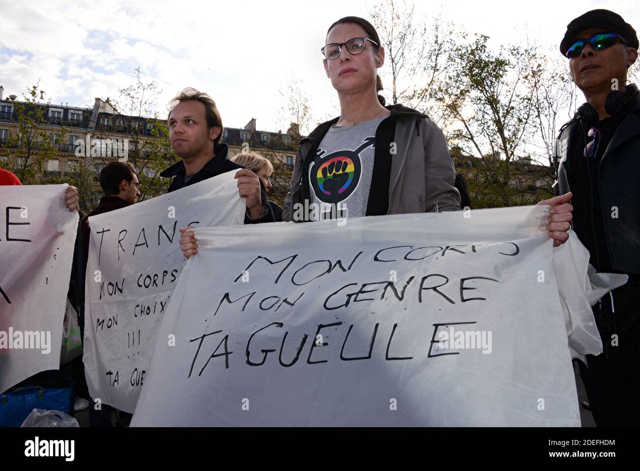 Rally against transphobia and violence against transgender people in ...