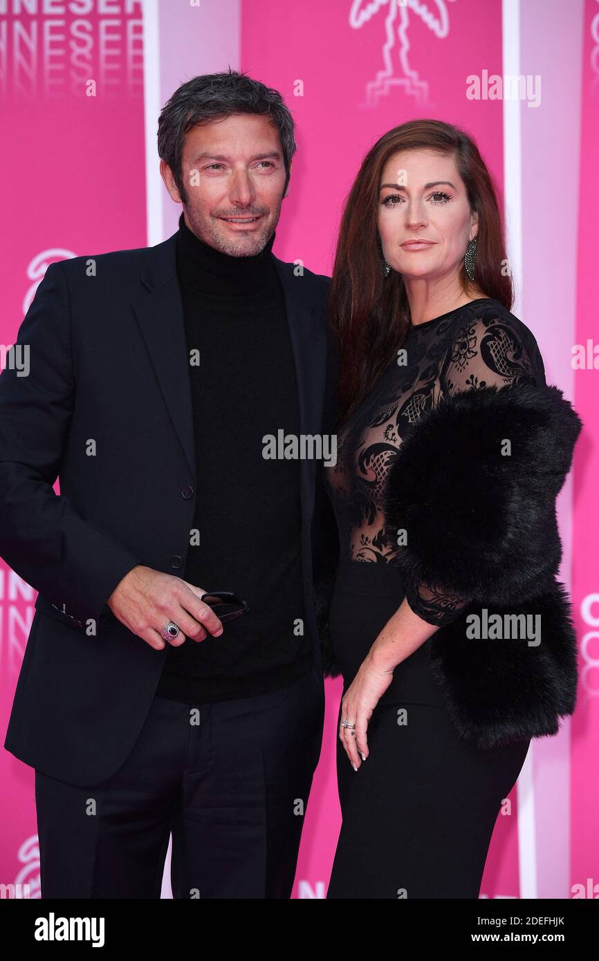 Franck Semonin and his wife Helene Semonin attend the 2nd Cannesseries ...