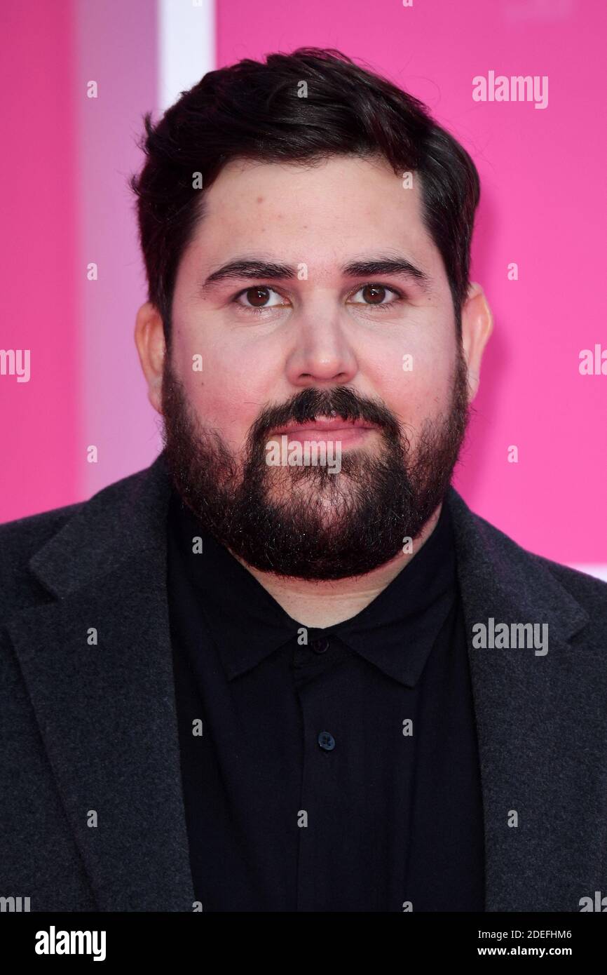 Victor Artus Solaro aka Artus poses on the pink carpet prior to the ...
