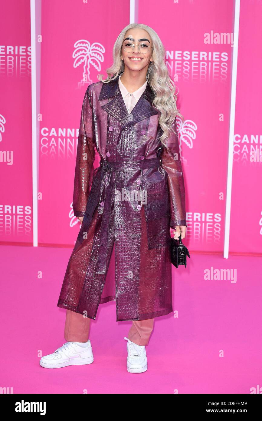 French singer Bilal Hassani attends the 2nd Cannesseries ...