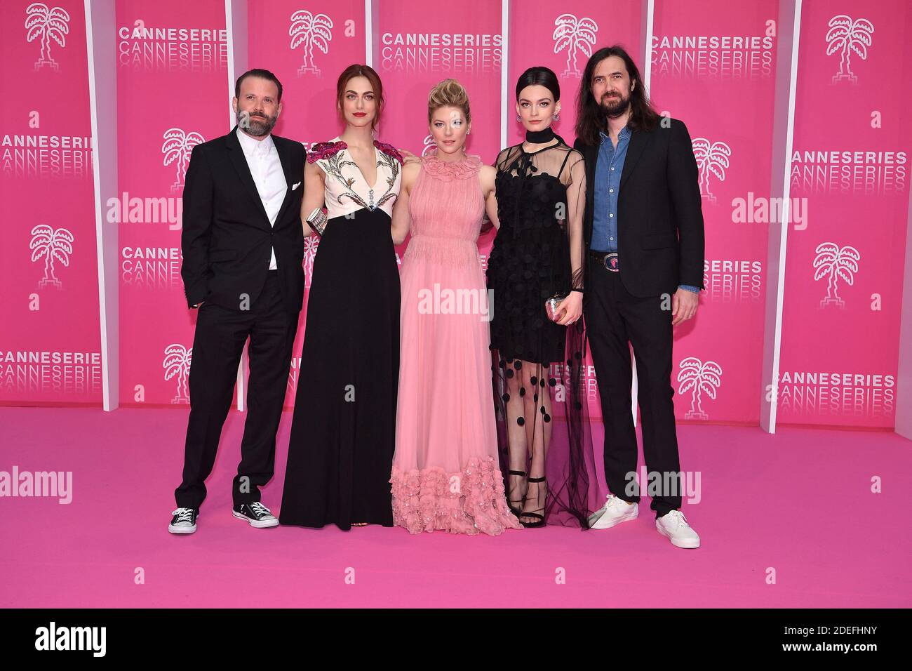 (L-R) Jury president, Baran Bo Odar, jury menbers Miriam Leone ...