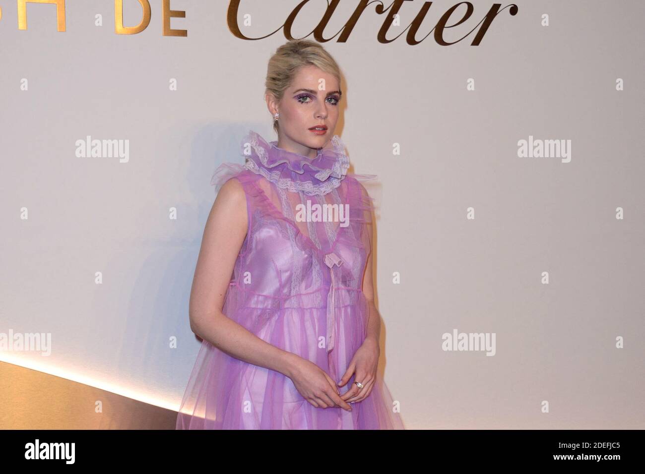 Lucy Boynton attending the Clash De Cartier Photocall at La ...