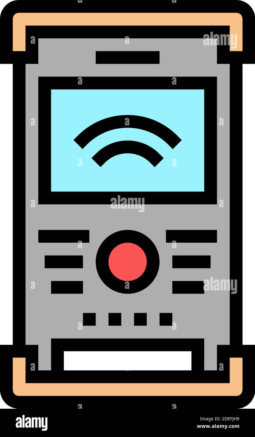 field controller color icon vector illustration Stock Vector Image ...