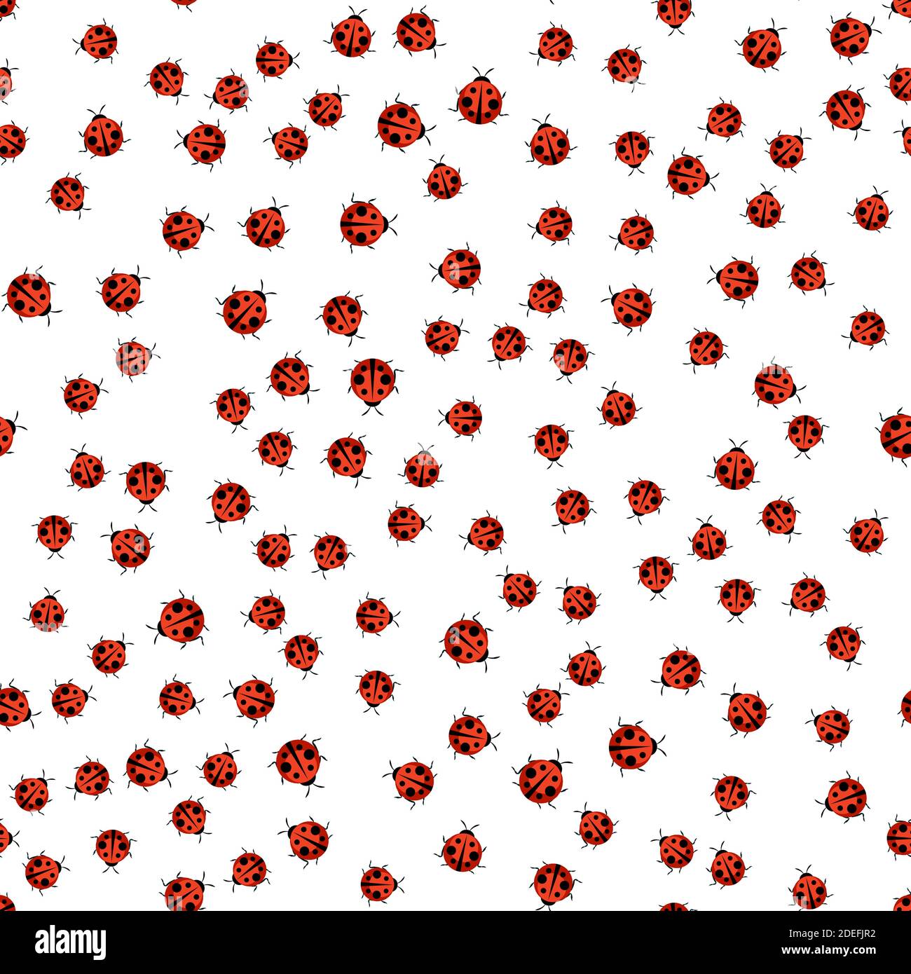 Cute Ladybug Seamless Pattern Background Vector Illustration EPS10 Stock Vector Image & Art - Alamy