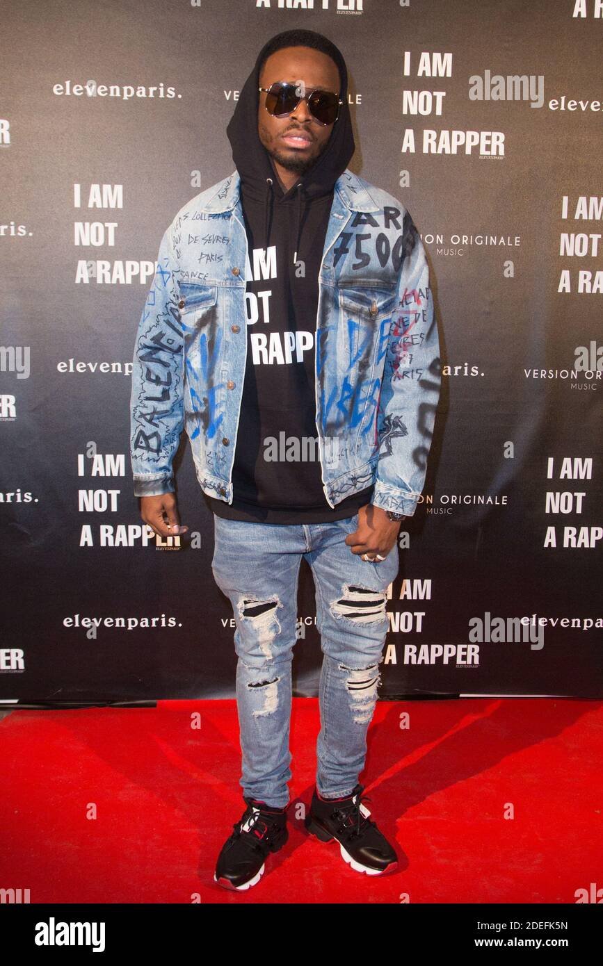Dadju attends 'I Am Not A Rapper' Elevenparis Capsule Collection Launch ...