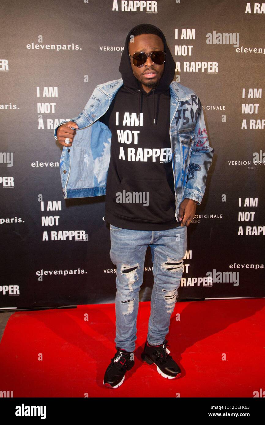 Dadju attends 'I Am Not A Rapper' Elevenparis Capsule Collection Launch ...