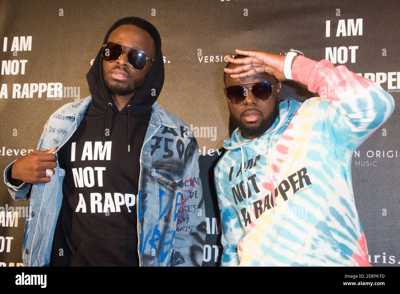 Dadju and his brother Gims attends 'I Am Not A Rapper' Elevenparis ...