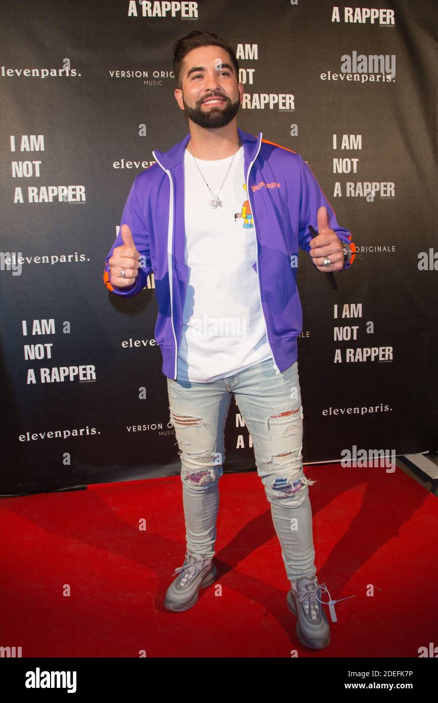 Kendji Girac attends 'I Am Not A Rapper' Elevenparis Capsule Collection ...
