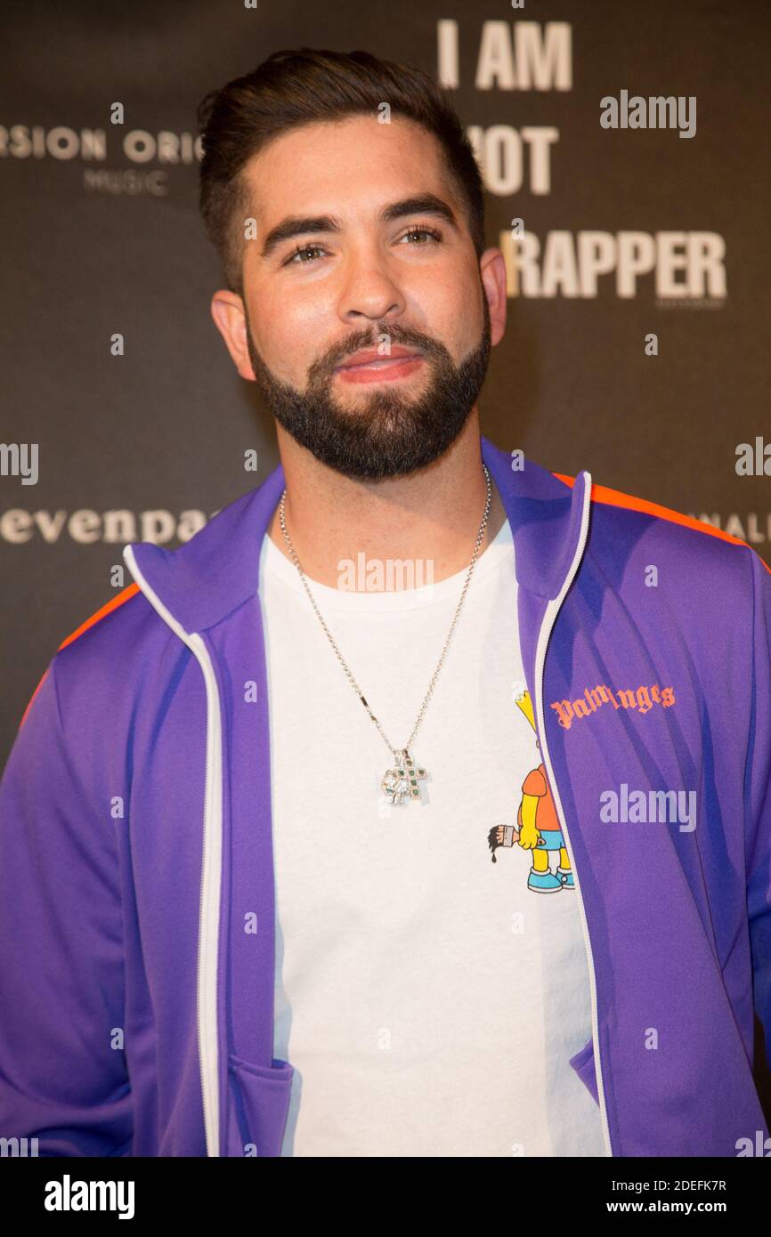 Kendji Girac attends 'I Am Not A Rapper' Elevenparis Capsule Collection ...