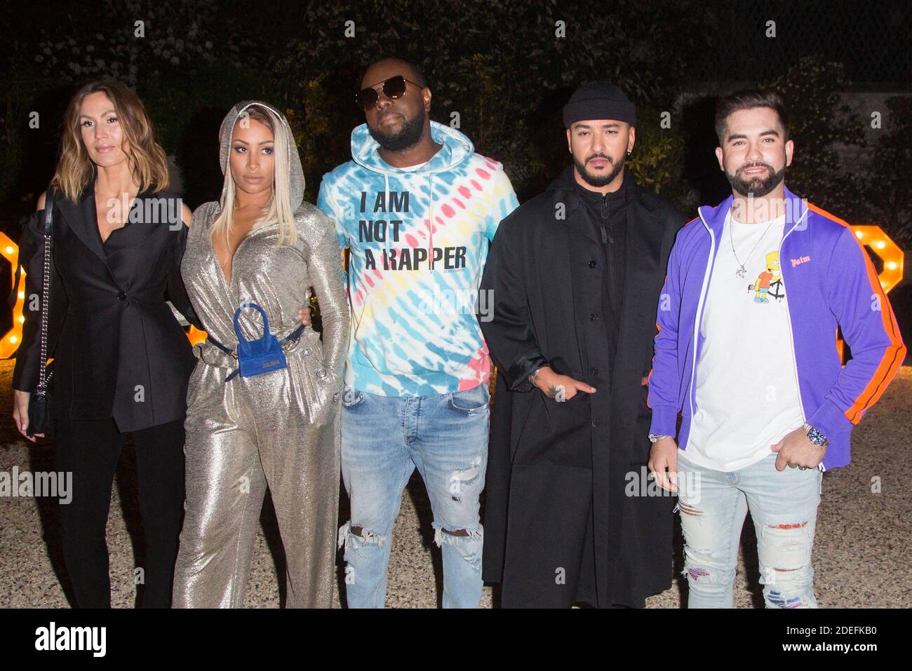 Vitaa, Demdem, Gims, Slimane, Kendji Girac attends 'I Am Not A Rapper ...