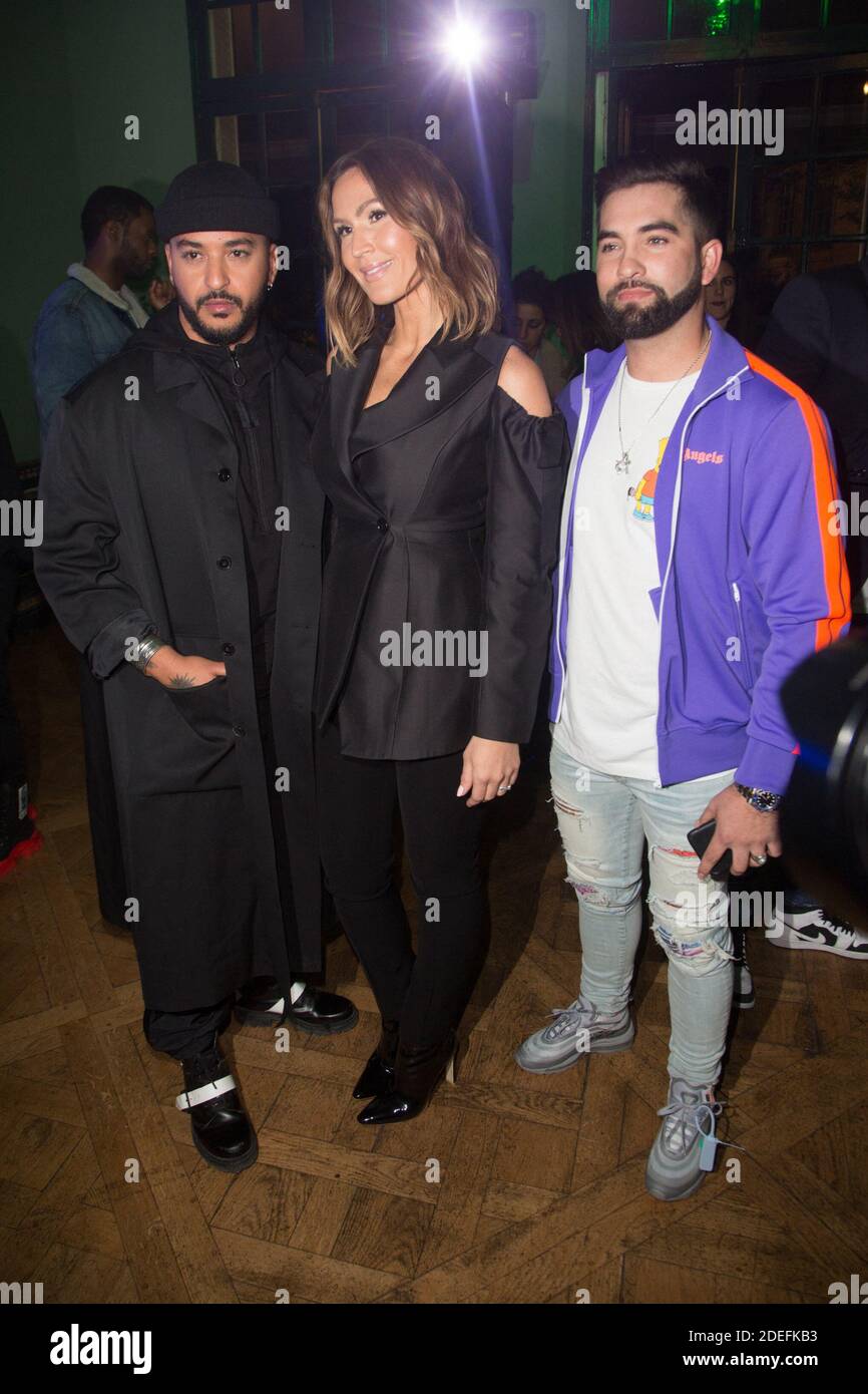 Slimane, Vitaa and Kendji Girac attends 'I Am Not A Rapper' Elevenparis ...
