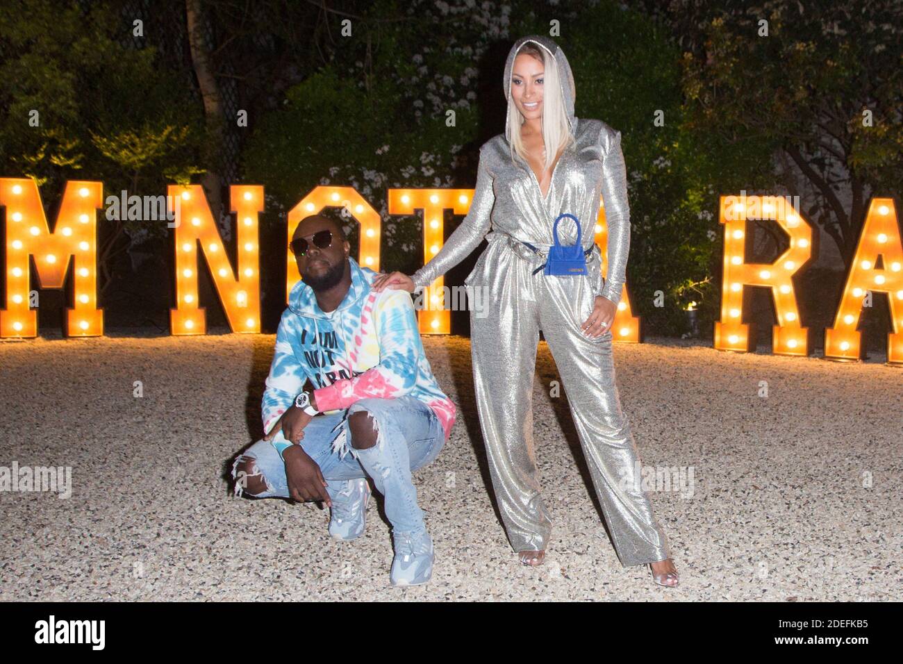 Gims and wife Demdem attends 'I Am Not A Rapper' Elevenparis Capsule ...