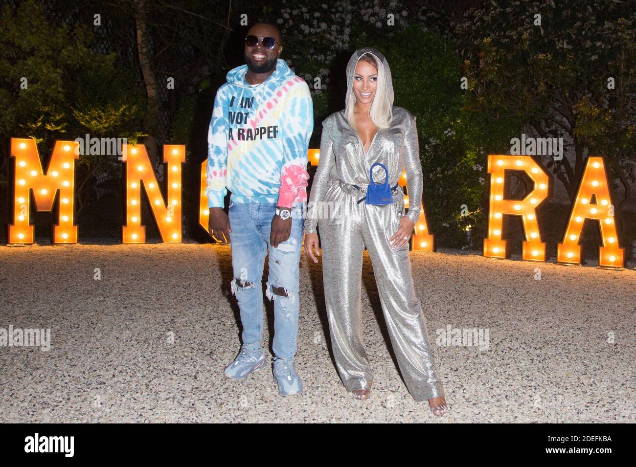 Gims and wife Demdem attends 'I Am Not A Rapper' Elevenparis Capsule ...