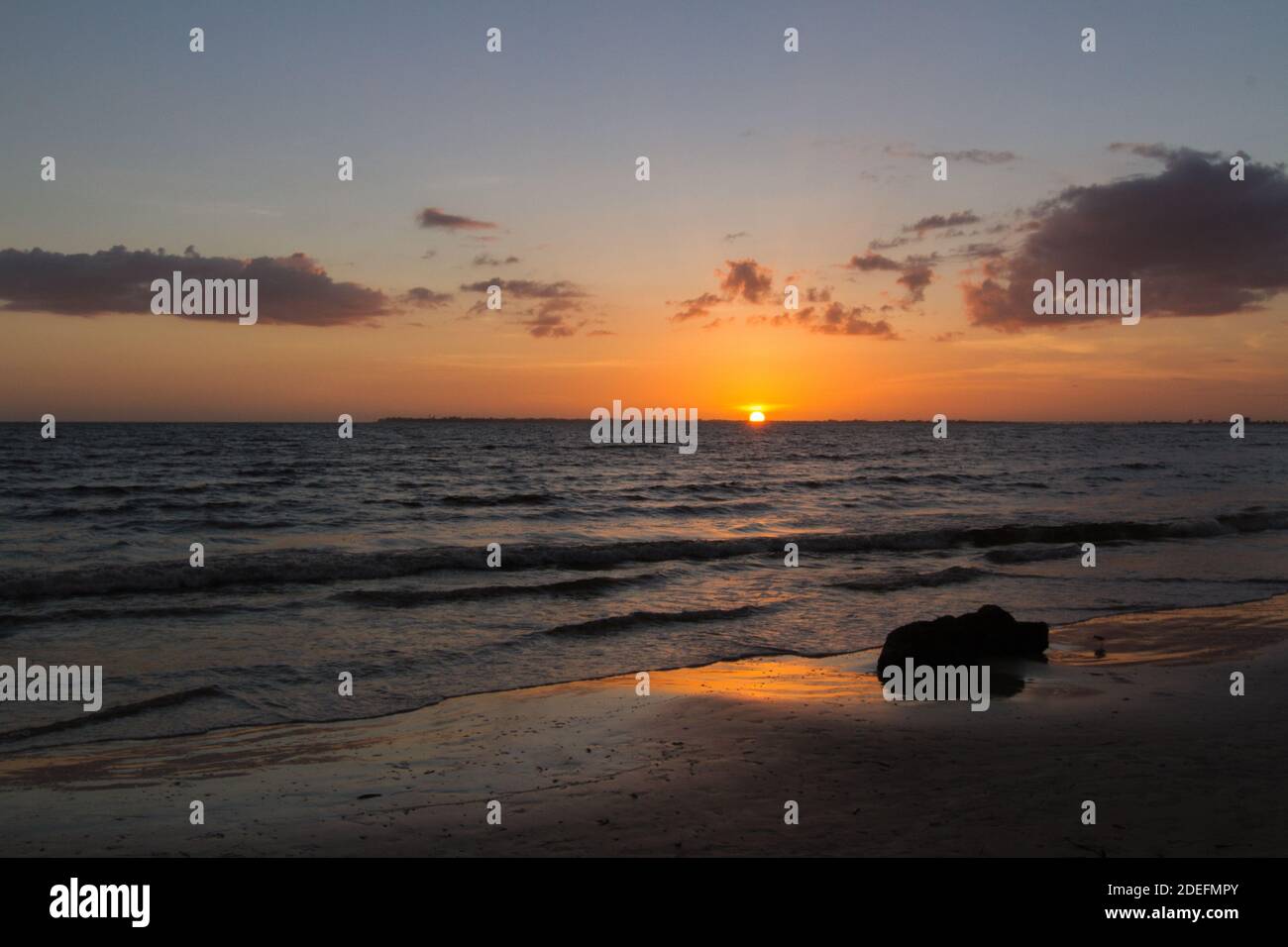 Sunset Bunche Beach High Resolution Stock Photography and Images - Alamy