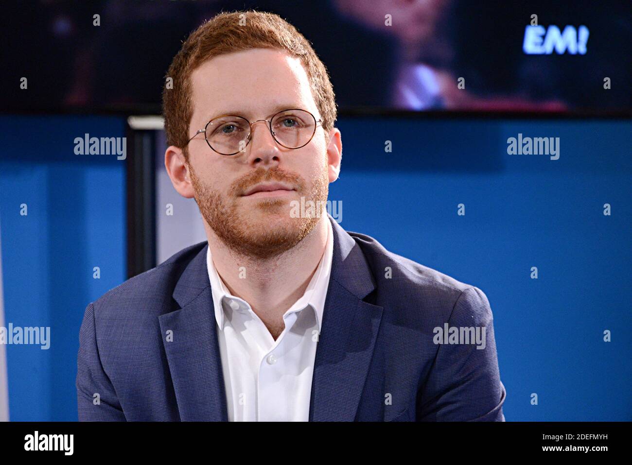 David Amiel takes part of a Press conference at the headquarters of ...