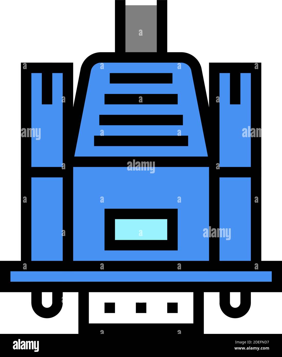 vga computer monitor cable color icon vector illustration Stock Vector ...
