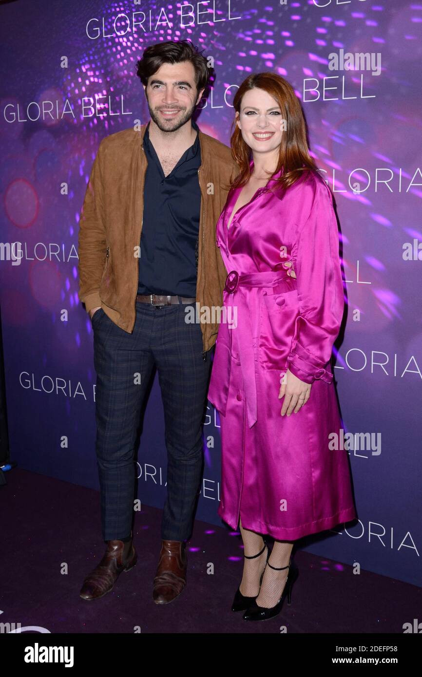 Gian Marco Tavani and Elodie Frege attending the Gloria Bell Premiere ...