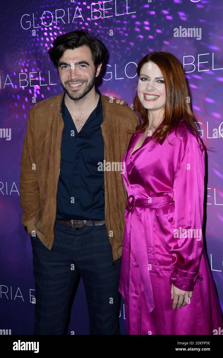 Gian Marco Tavani and Elodie Frege attending the Gloria Bell Premiere ...