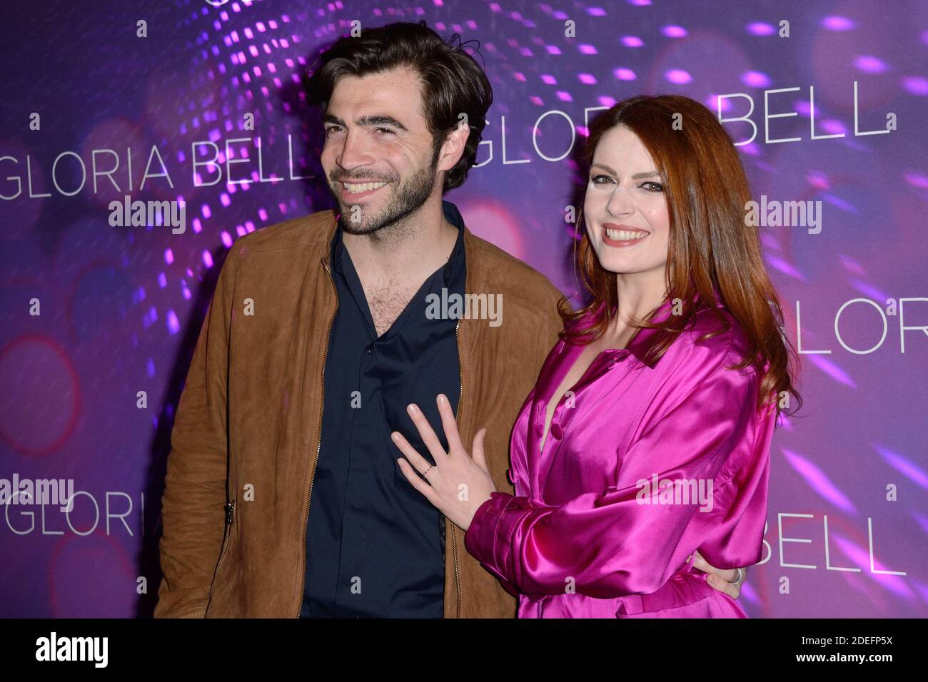 Gian Marco Tavani and Elodie Frege attending the Gloria Bell Premiere ...