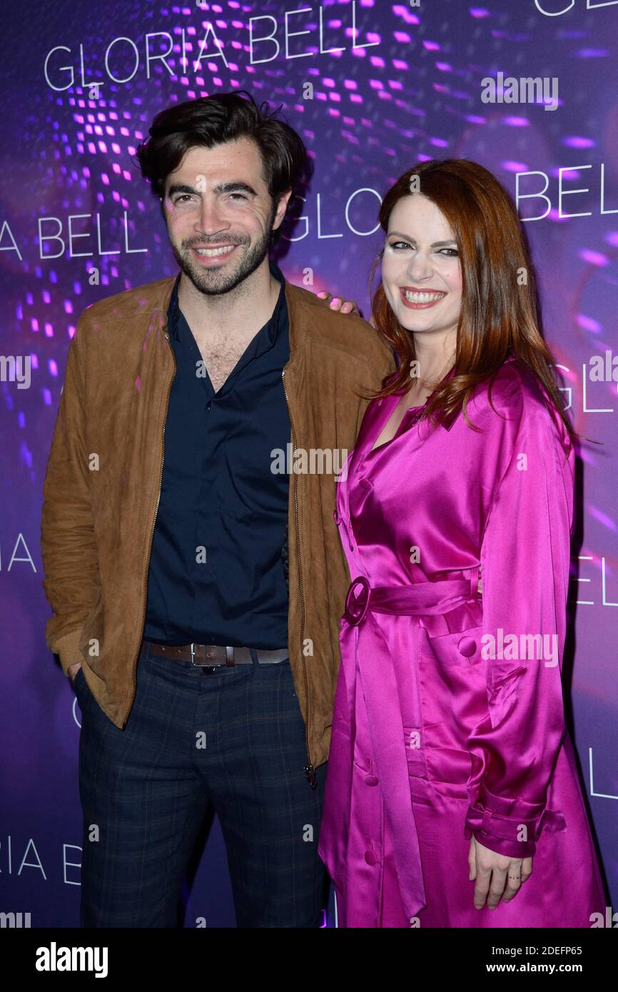Gian Marco Tavani and Elodie Frege attending the Gloria Bell Premiere ...
