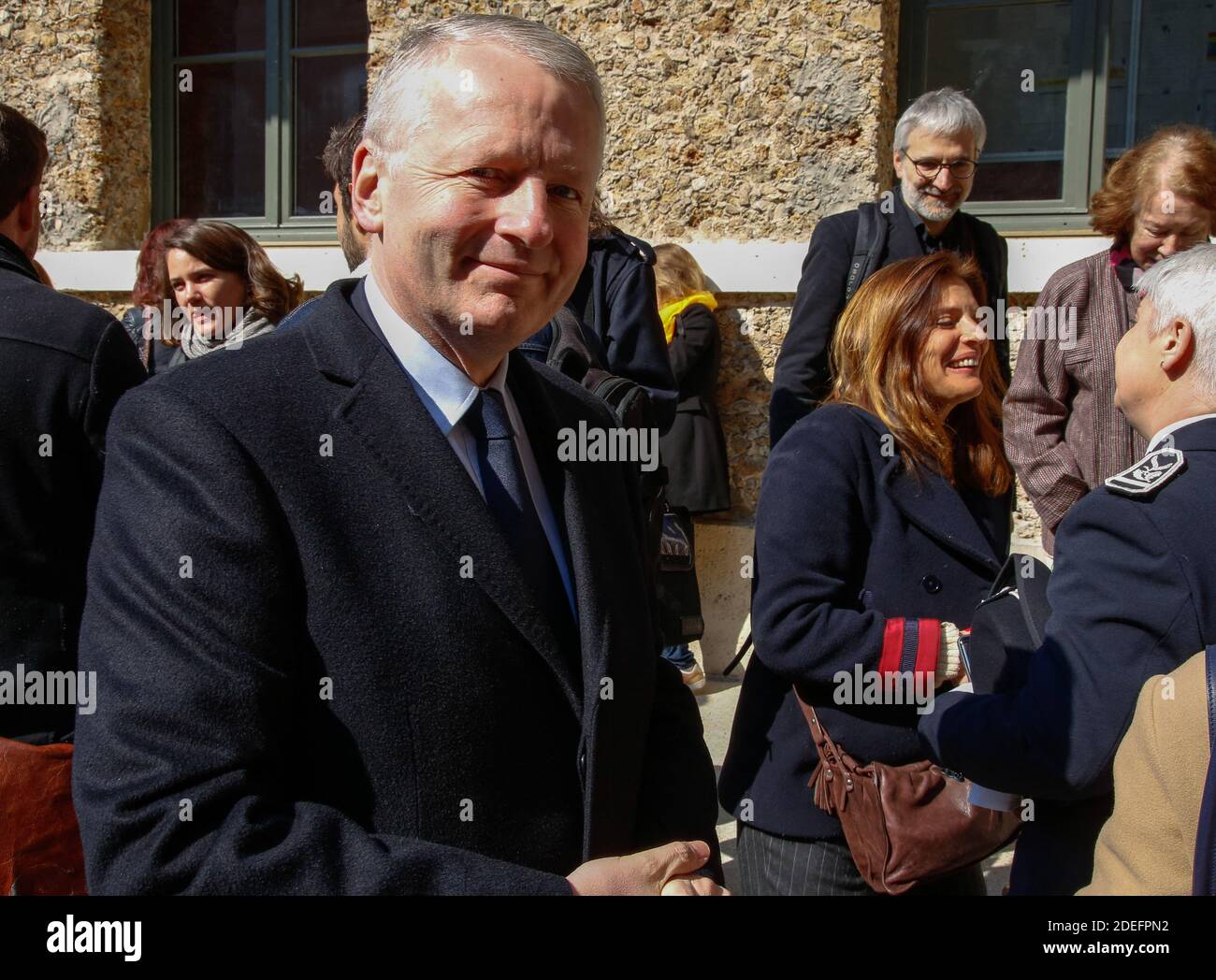 Remy Heitz Procureur de la Republique de Paris lors de l'inauguration ...