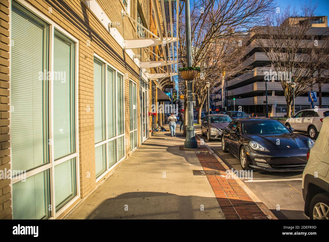 Atlanta, Ga USA 03 07 20: Downtown homeless people sleeping on the ...