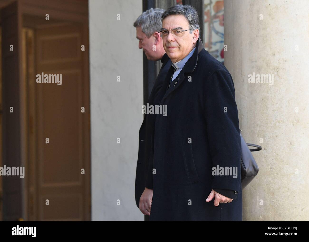 French Archbishop of Paris Michel Aupetit arrives at the Elysee ...