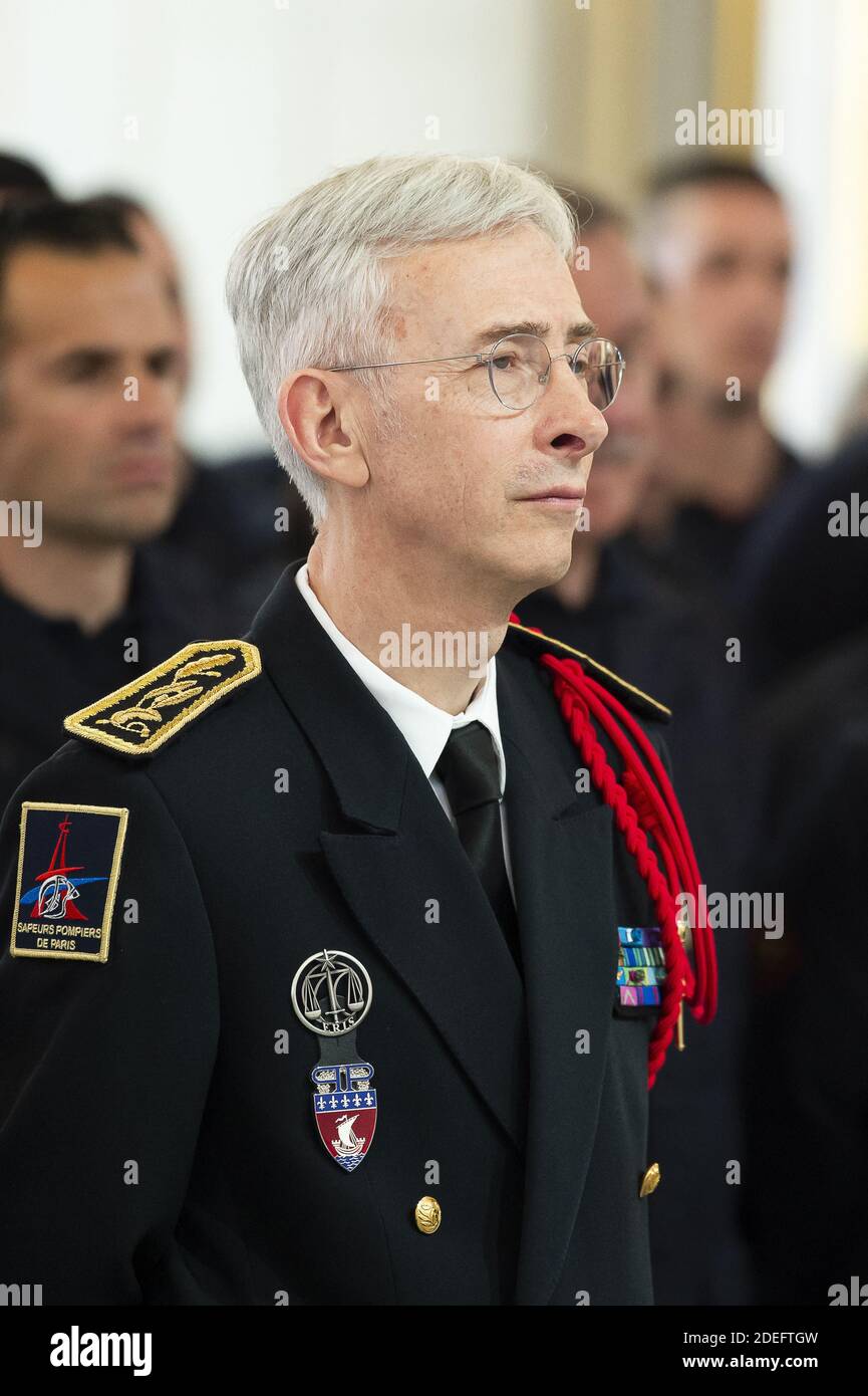 Paris police Prefect Didier Lallement attends during French President ...