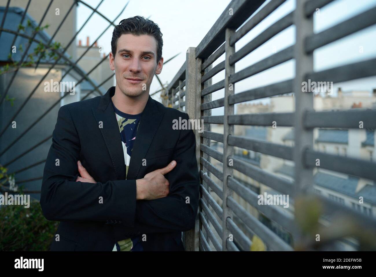 Pierre-Ambroise Bosse assiste a la soiree de lancement SquareChamps dans le loft SquareChamps a ...