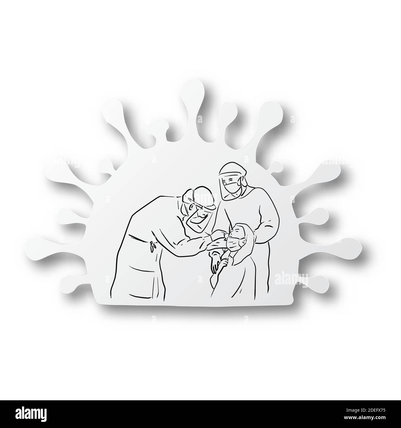 Disease treatment facility Stock Vector Images - Alamy