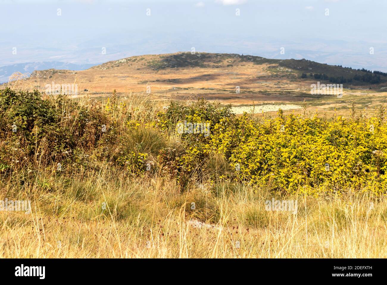 Autumn Landscape From Hiking trail for Cherni Vrah peak at Vitosha ...