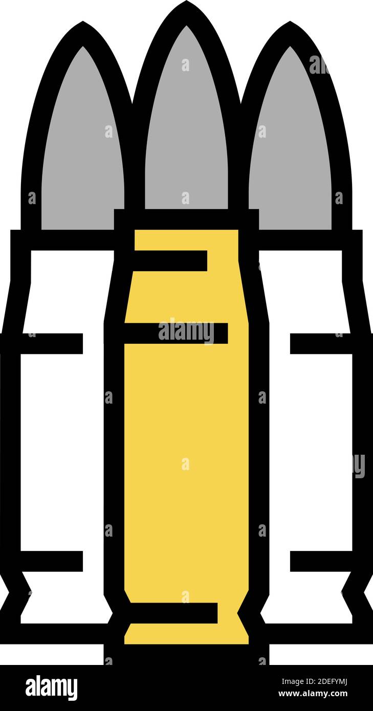 boat tail bullet color icon vector illustration Stock Vector Image ...