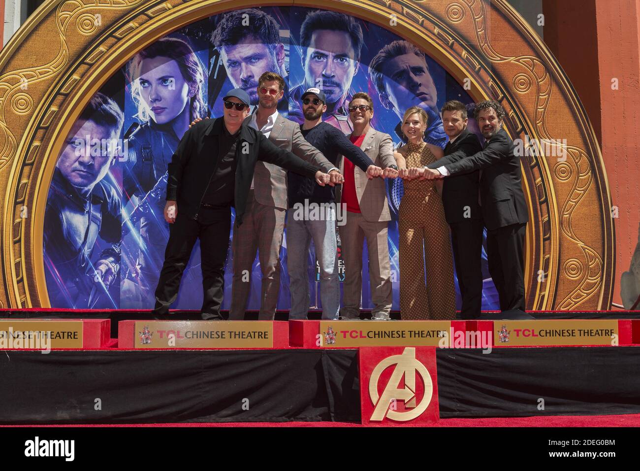 President of Marvel Studios/Producer Kevin Feige, Chris Hemsworth ...