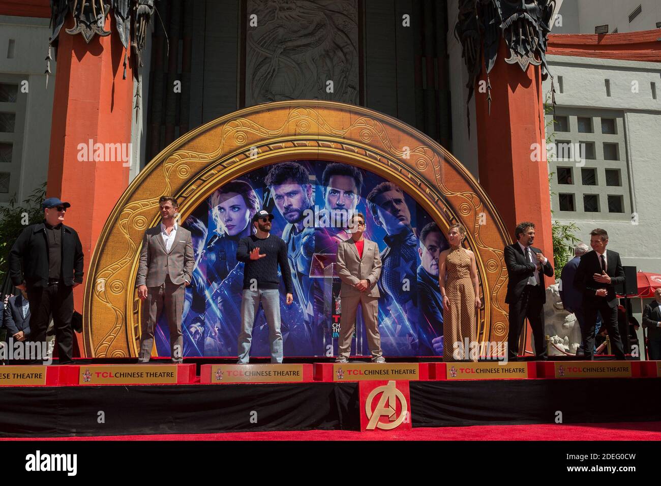 President of Marvel Studios/Producer Kevin Feige, Chris Hemsworth ...