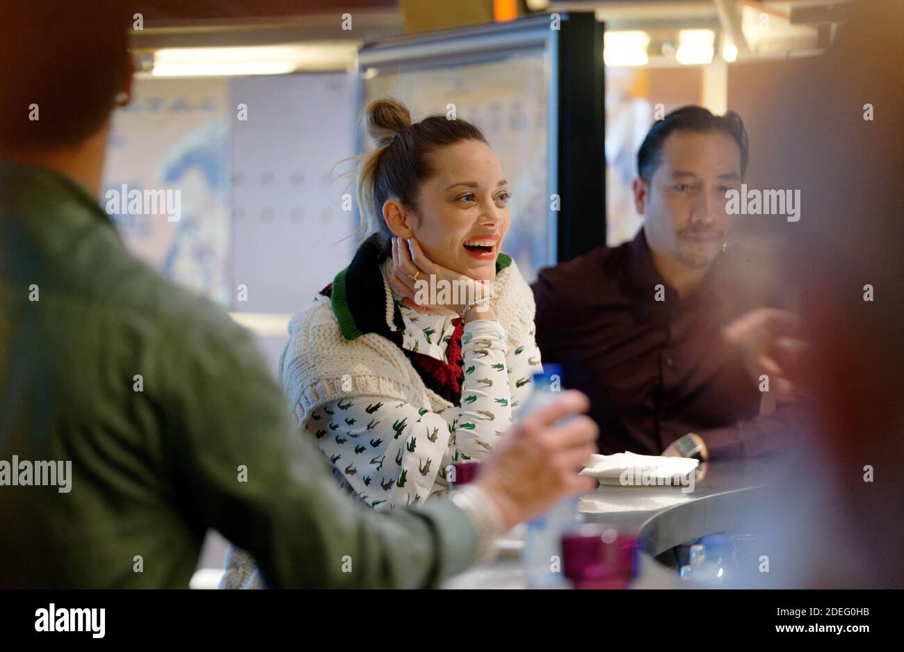 Marion Cotillard during 'Nous Finirons Ensemble' premiere in Brussels ...