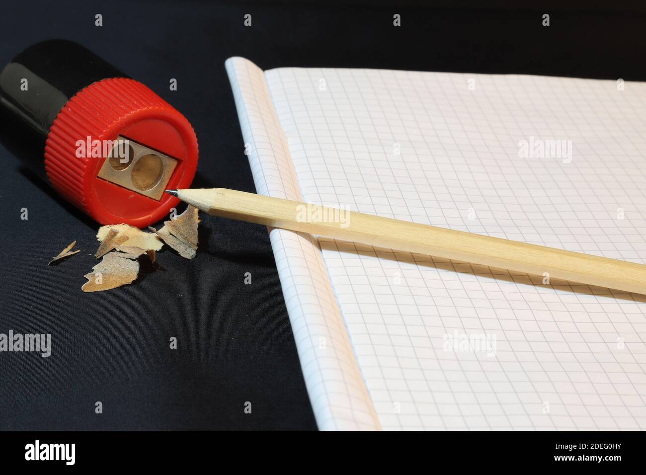 pencil and paper Stock Photo - Alamy