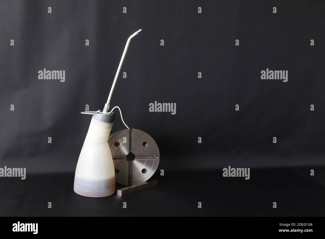 oiler and metal parts Stock Photo - Alamy