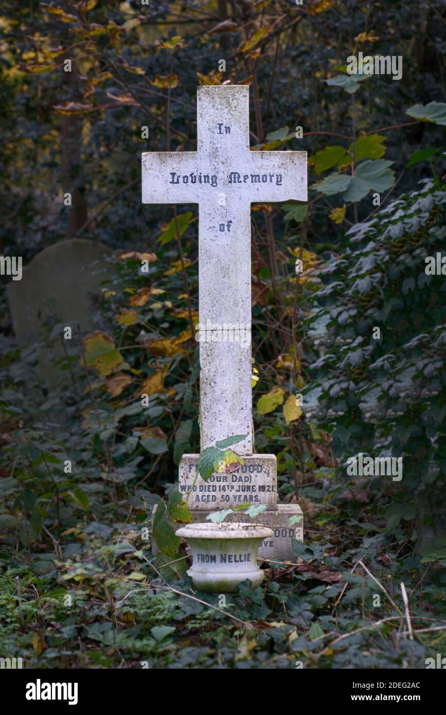 in loving memory gravestone Stock Photo - Alamy