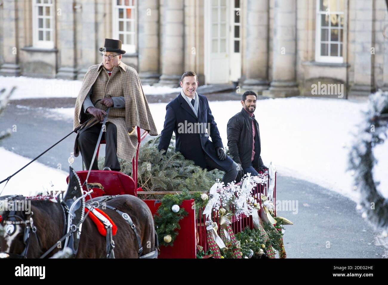 THE PRINCESS SWITCH: SWITCHED AGAIN, Sam Palladio (center), Nick Sagar ...