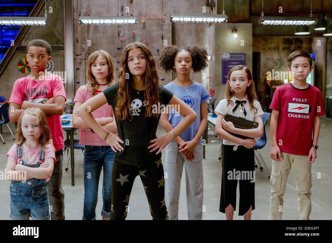 WE CAN BE HEROES, from left: Vivien Blair, Isaiah Russell-Bailey, Lotus ...