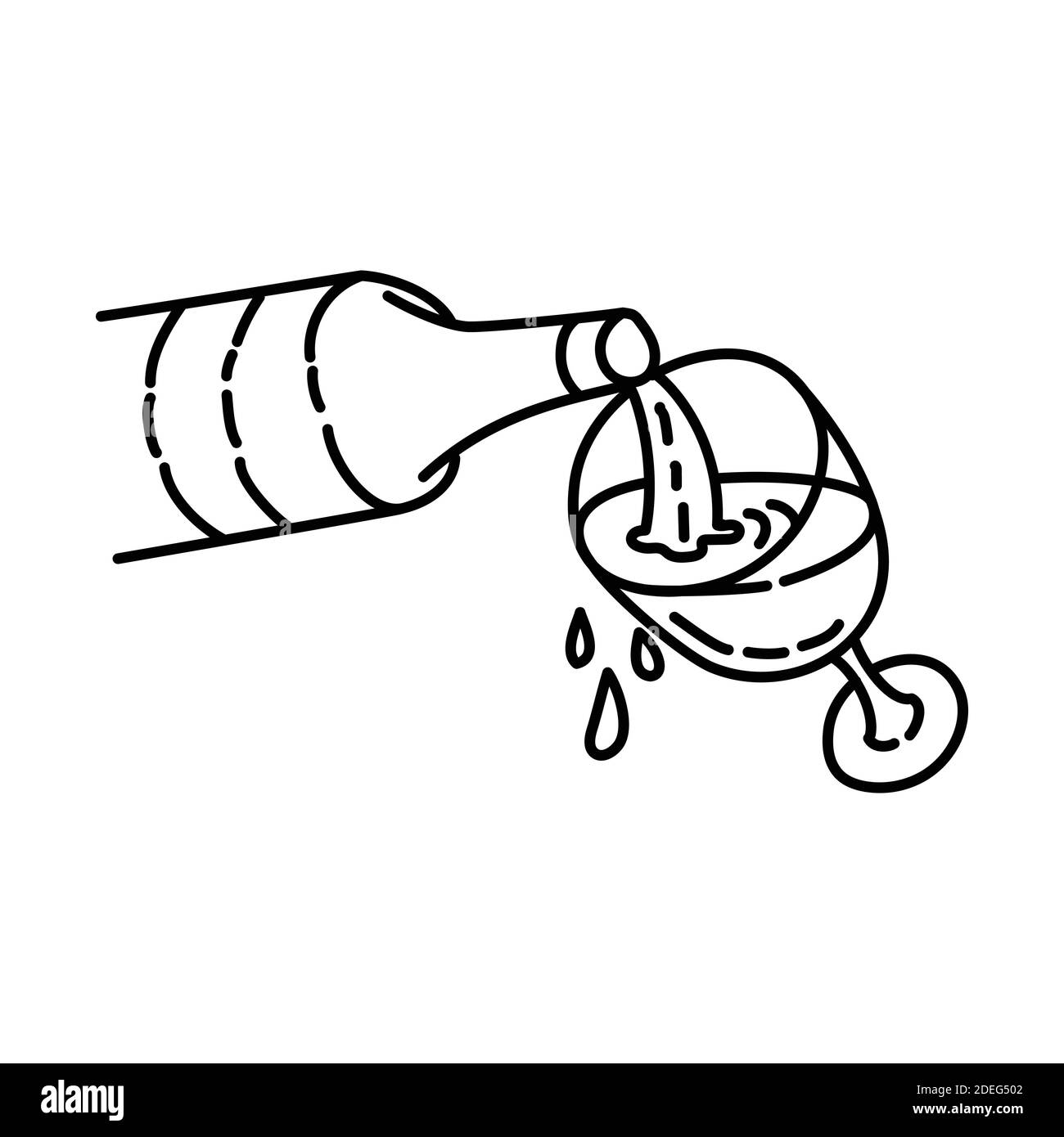 Party new year toast Black and White Stock Photos & Images - Alamy