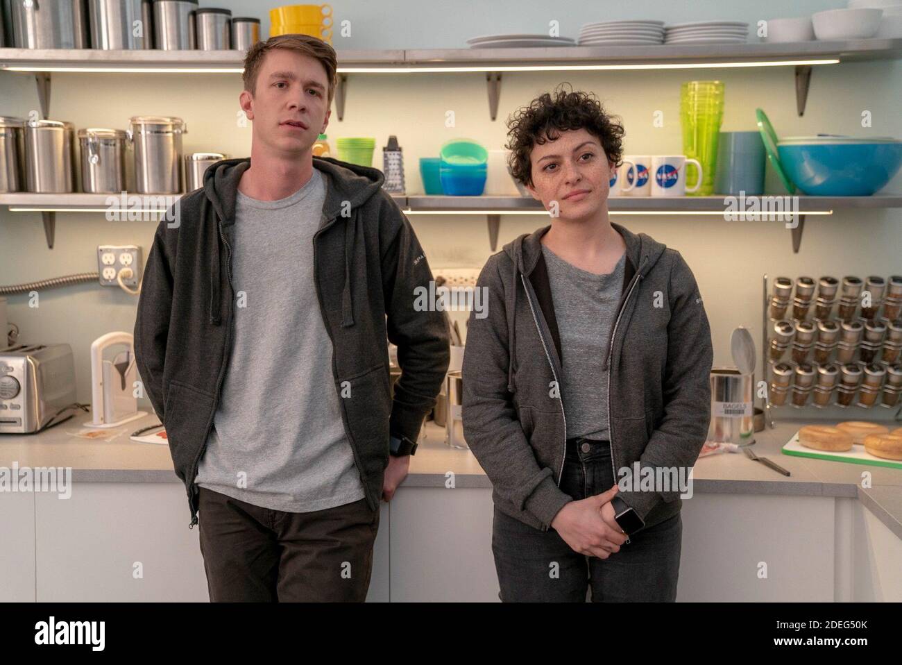 MOONBASE 8, from left: Thomas Mann, Alia Shawkat, Visitors', (Season 1, ep. 104, aired Nov. 29 ...