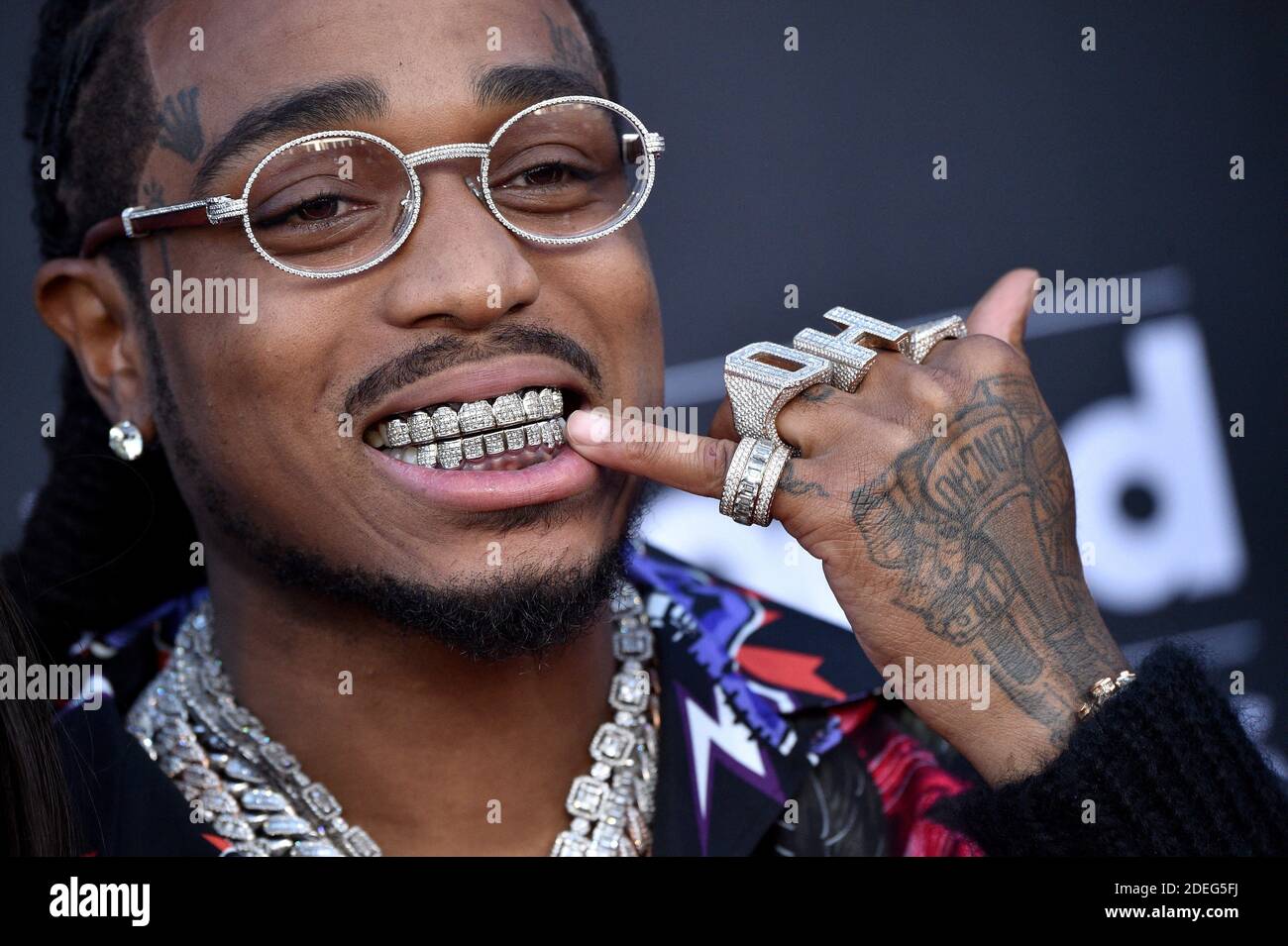 Quavo attends the 2019 Billboard Music Awards at MGM Grand Garden Arena ...