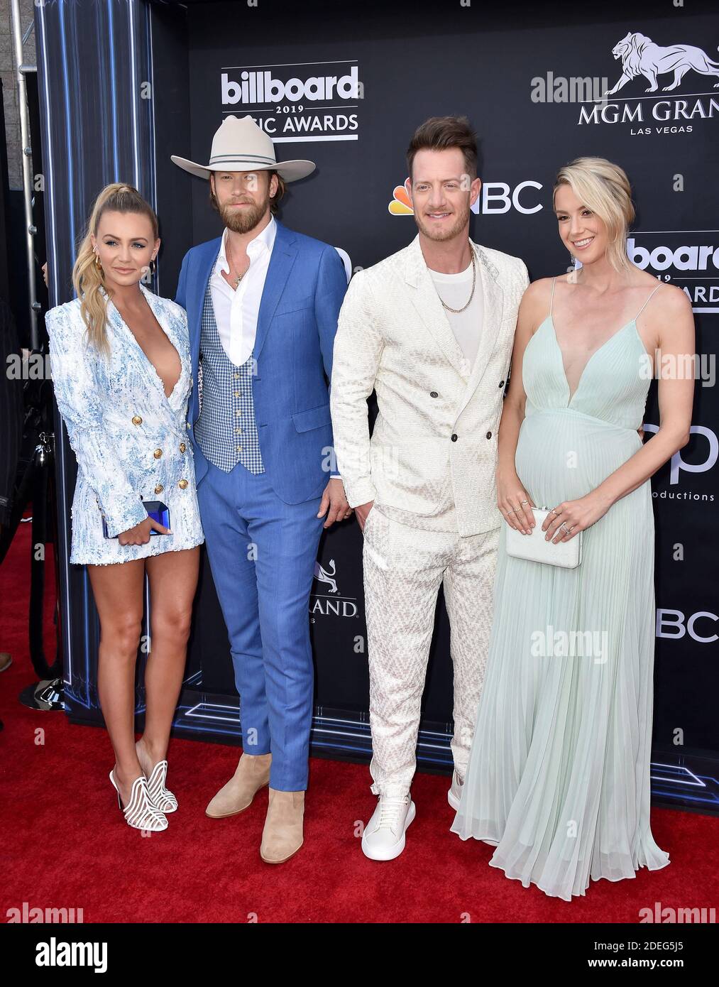 Brittney Marie Cole, Brian Kelley and Tyler Hubbard of Florida Georgia ...