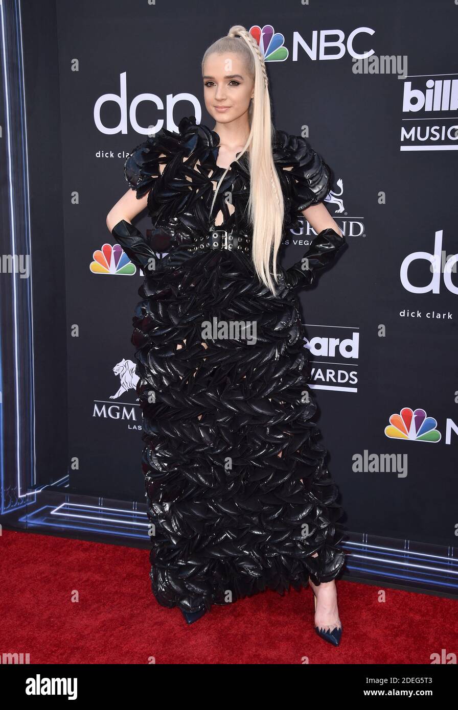 Poppy attends the 2019 Billboard Music Awards at MGM Grand Garden Arena ...
