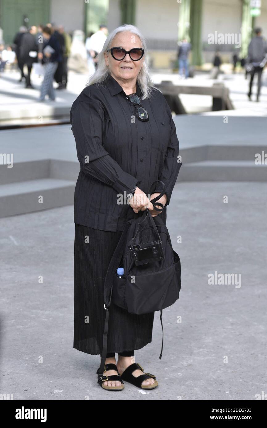 Brigitte Lacombe attending the Chanel Cruise Collection 2020 Photocall ...