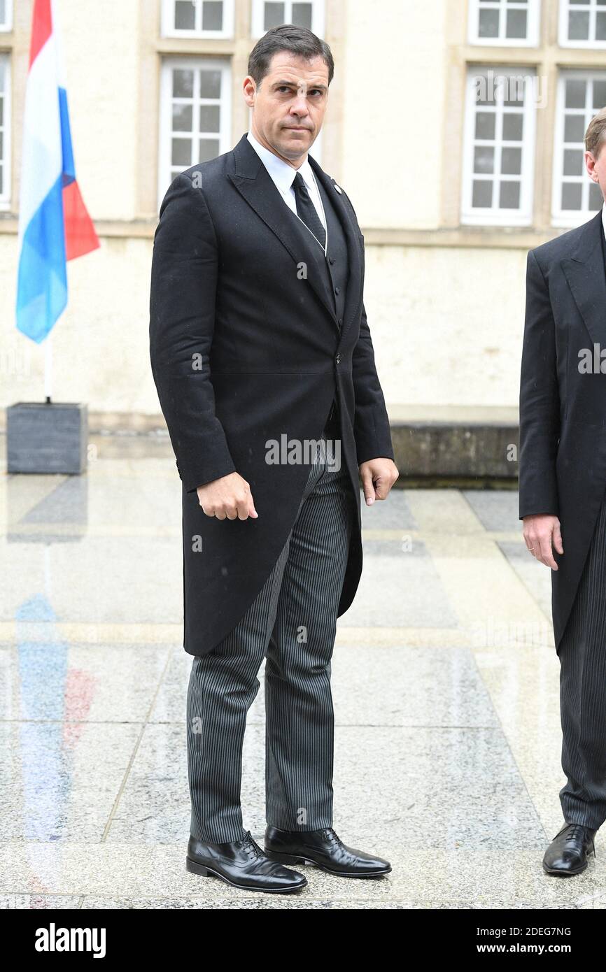 Prince Louis Alphonse de Bourbon at the funeral of Grand Duke Jean of ...